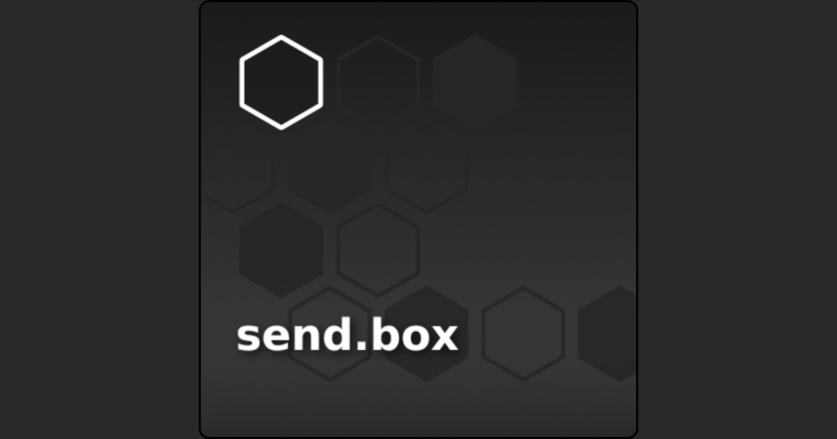 send.box - Profile | .box